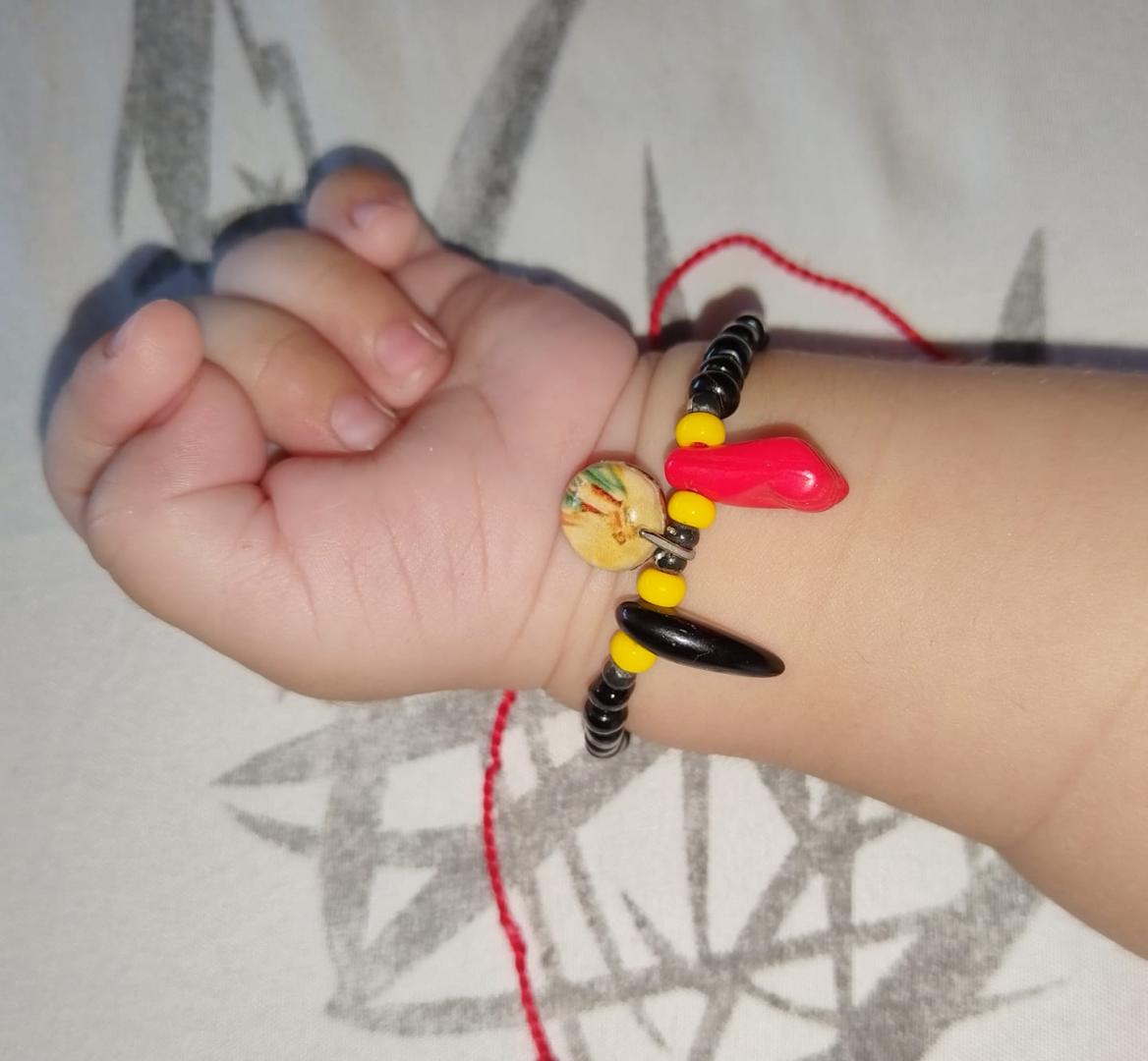 Manilla de azabache: amuleto protección mal de ojo | tradición ancestral